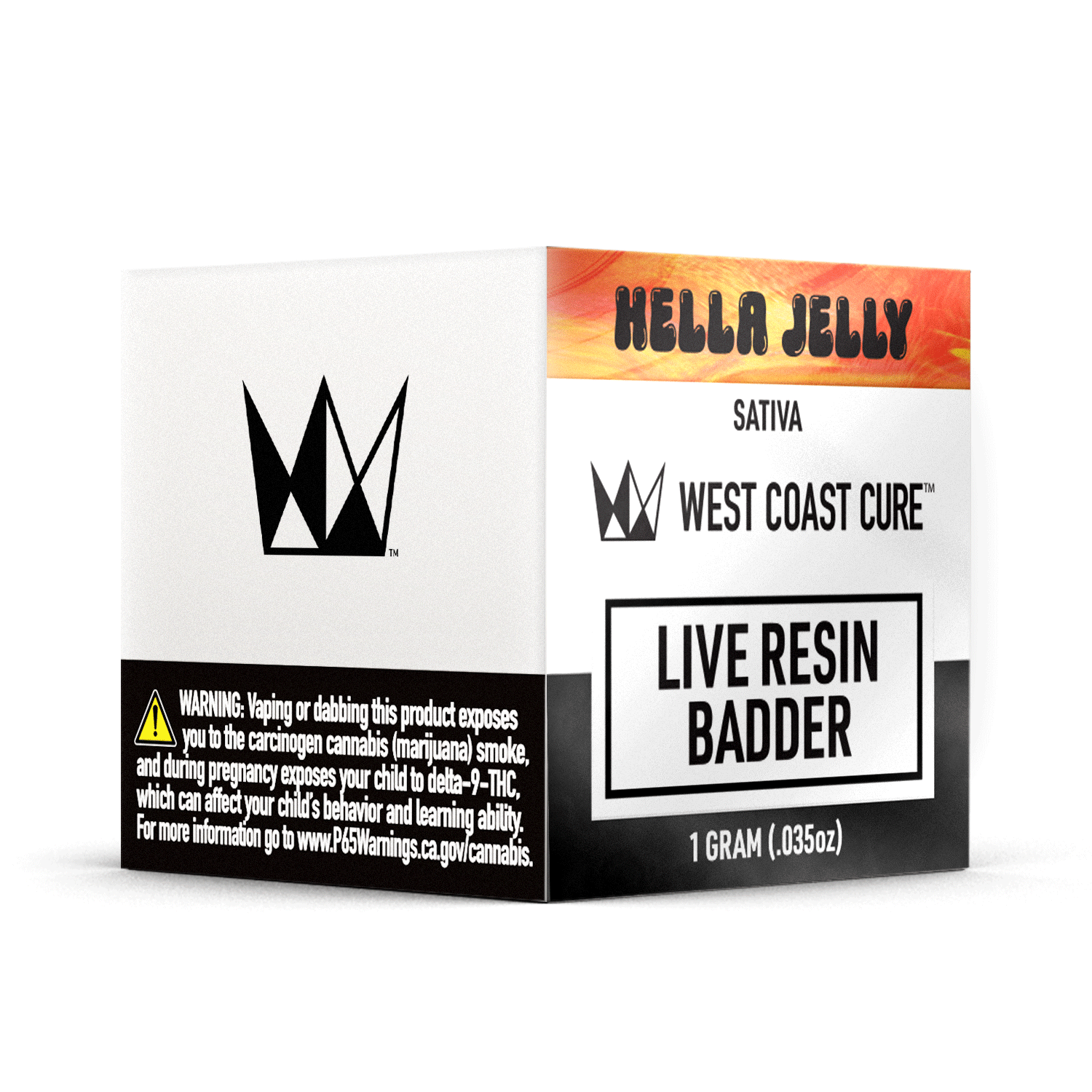 Hella Jelly - 1G Live Resin Badder - West Coast Cure