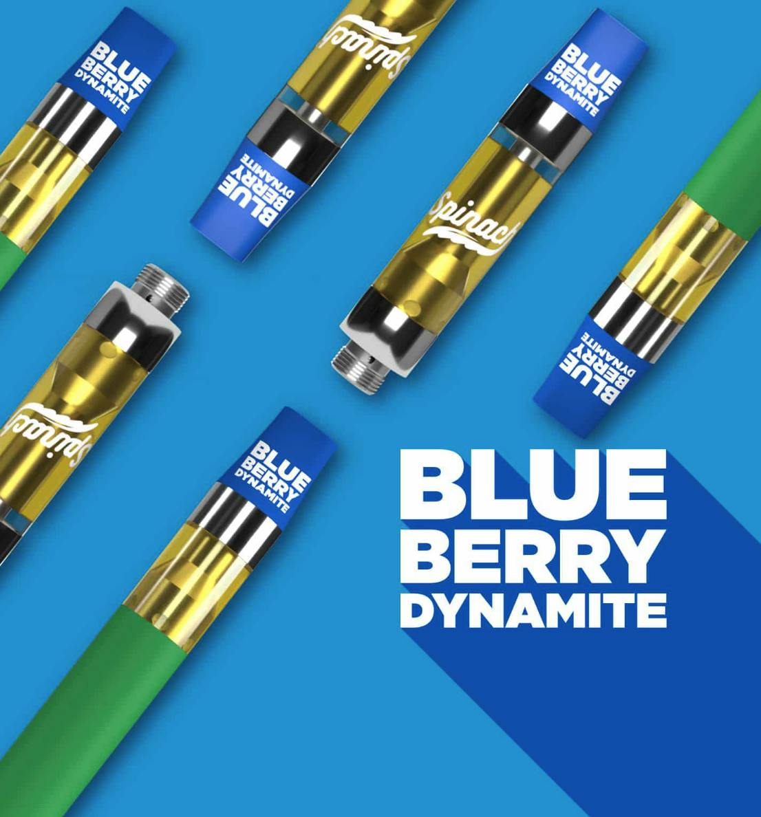 Spinach | Blueberry Dynamite | Cartridge | 1g - Spinach