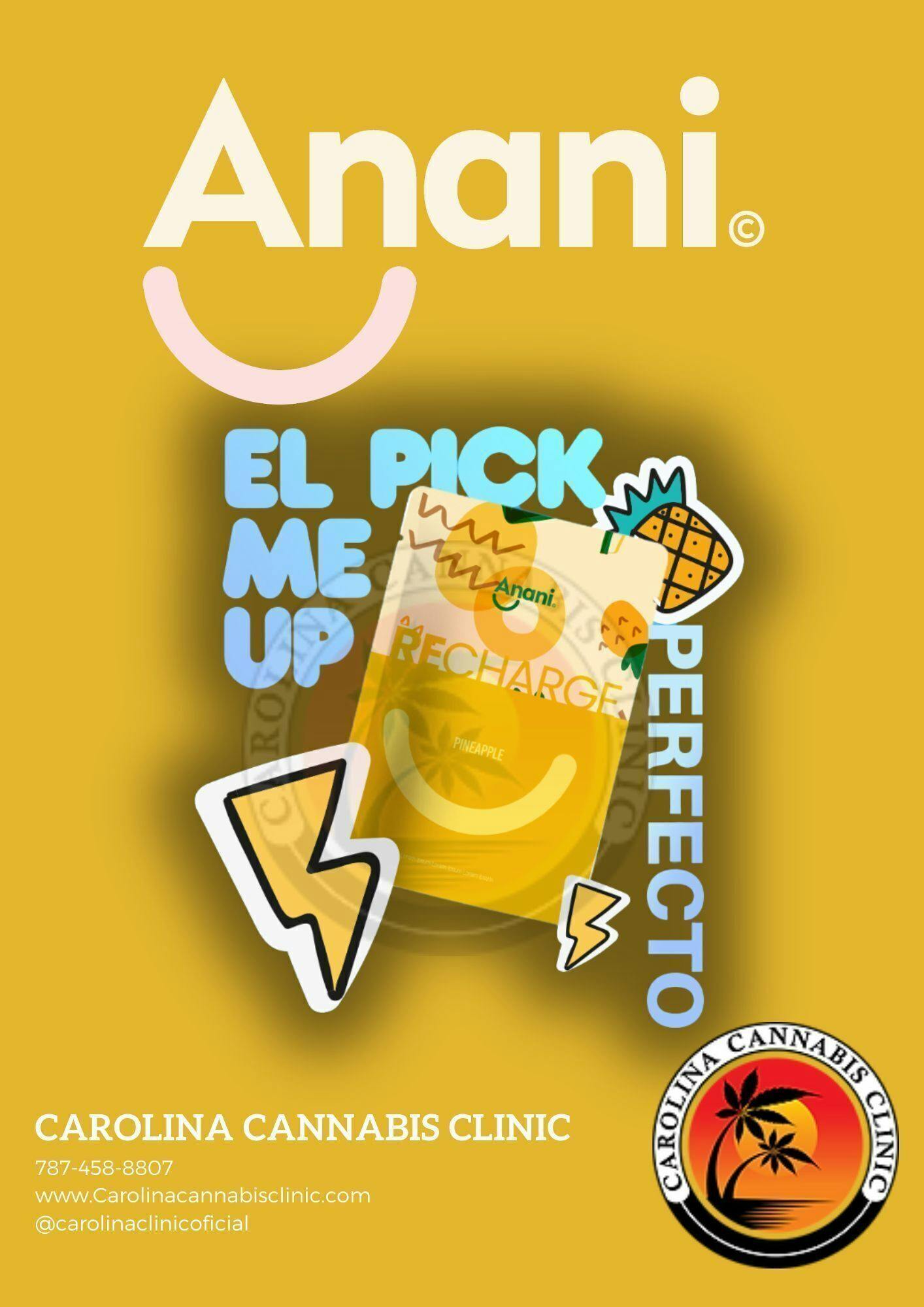 Recharge Pineapple Gummies | Gummies | 40mg/ea - Anani Medical ...